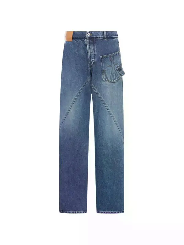 JW Anderson Seam-detail Jeans - Blue