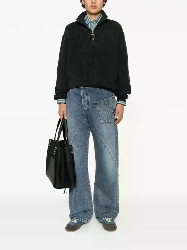 JW Anderson Seam-detail Jeans - Blue