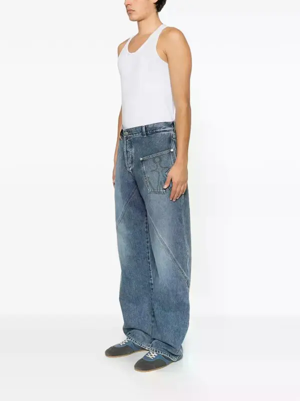 JW Anderson Seam-detail Jeans - Blue