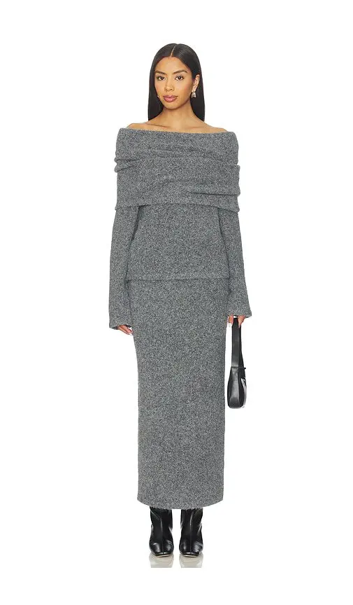 Line & Dot Sonora Off-the-shoulder Sweater
