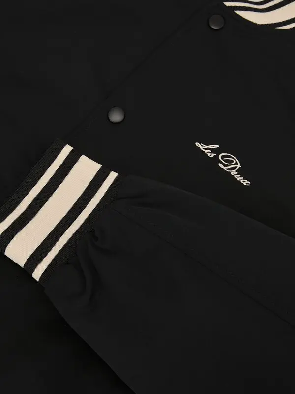 LES DEUX Tech Bomber Jacket - Black