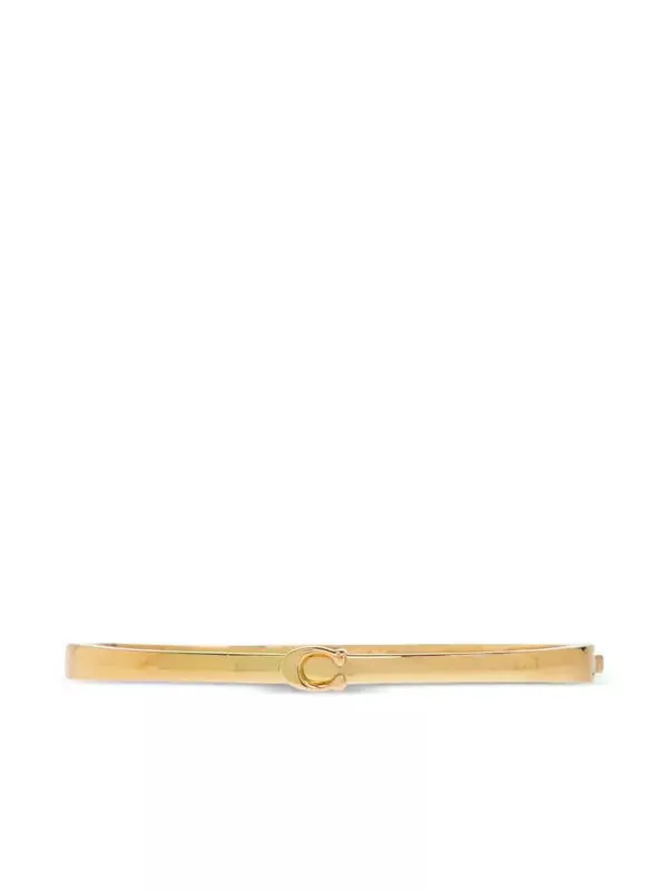 COACH® Logo Bangle Bracelet - Gold