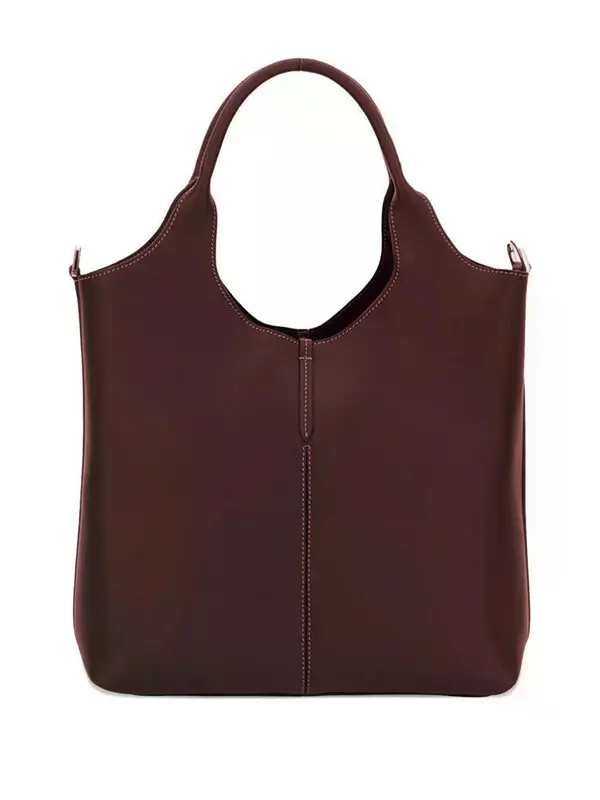 TOD'S Small Leather Tote - Brown