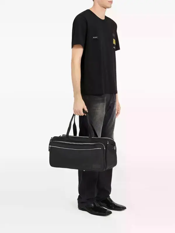 MAISON MARGIELA Round-neck Patch-detail T-shirt - Black