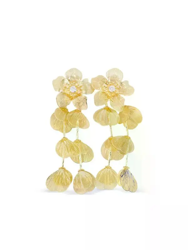 SELF-PORTRAIT Flower Earrings - Gold