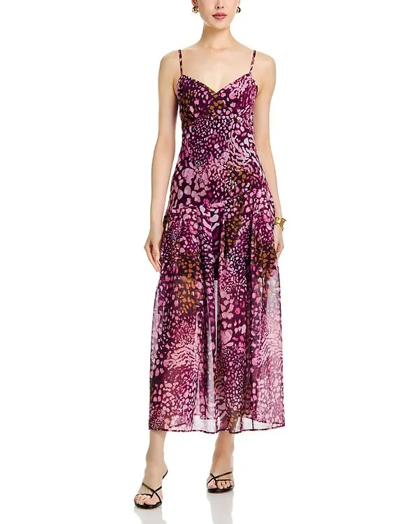 Aqua Printed Maxi Dress Exclusive - Pink Multi