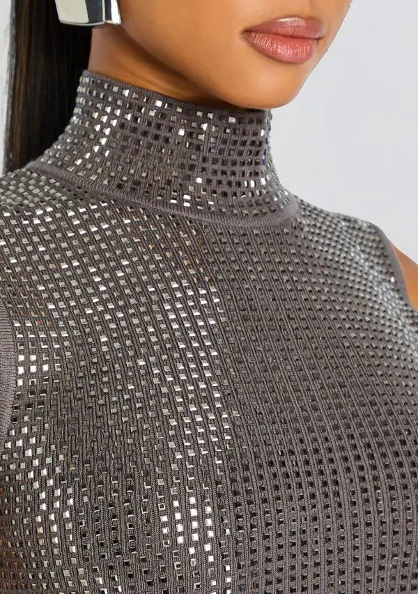Retrofete Embellished Mini Dress