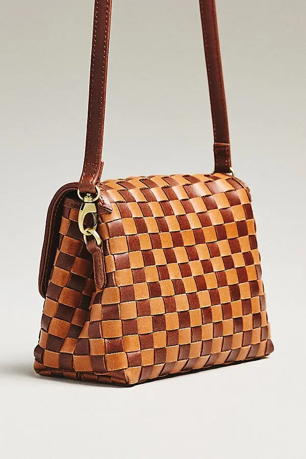 BEMBIEN Mi Madeleine Woven Leather Shoulder Bag