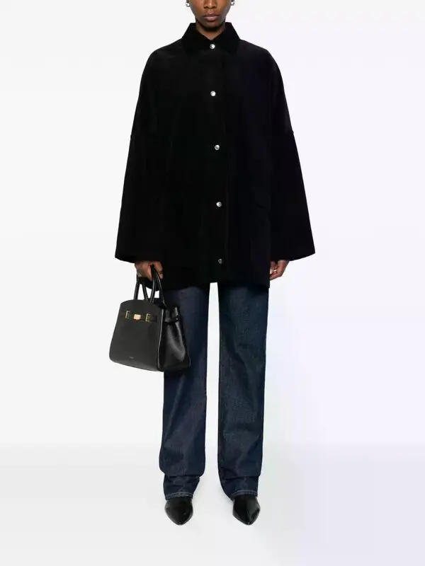 TOTEME Pocket Overshirt Jacket - Black