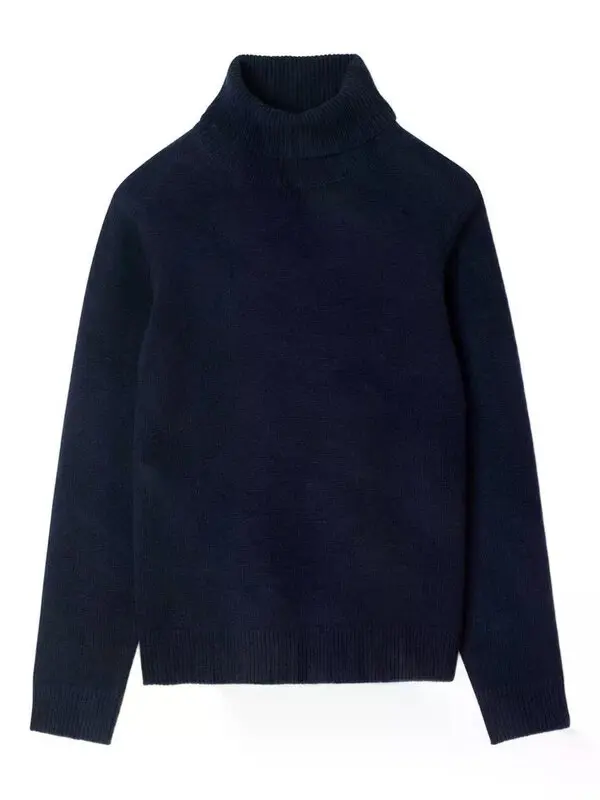 Sandro Ribbed Turtleneck Sweater