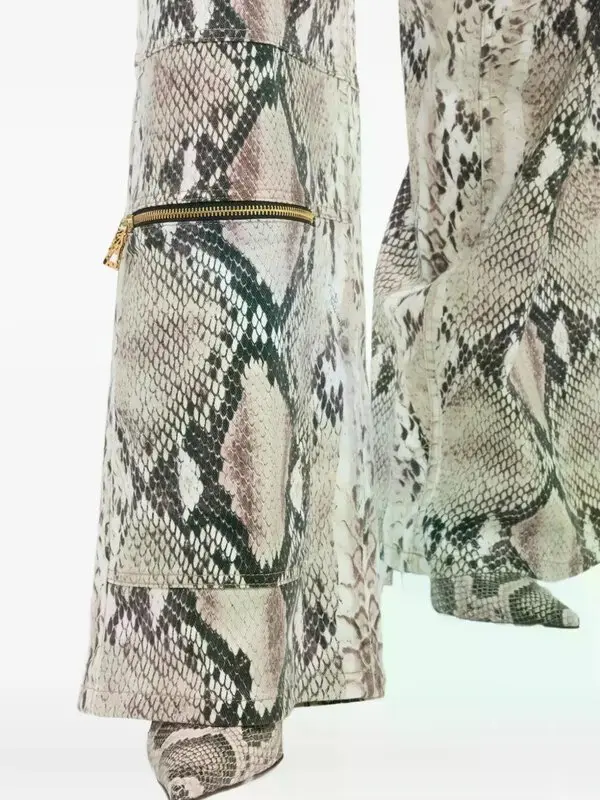 Roberto Cavalli Printed Cargo Pants