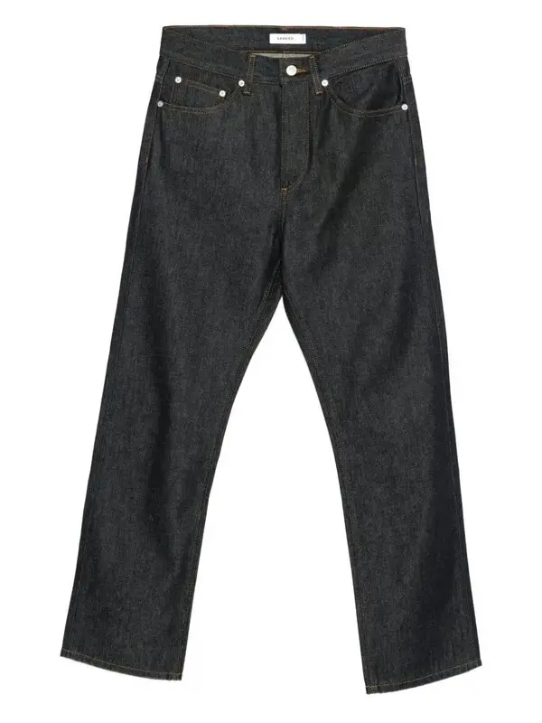 Sandro Regular Fit Raw Denim Jeans - Blue
