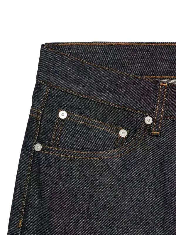 Sandro Regular Fit Raw Denim Jeans - Blue