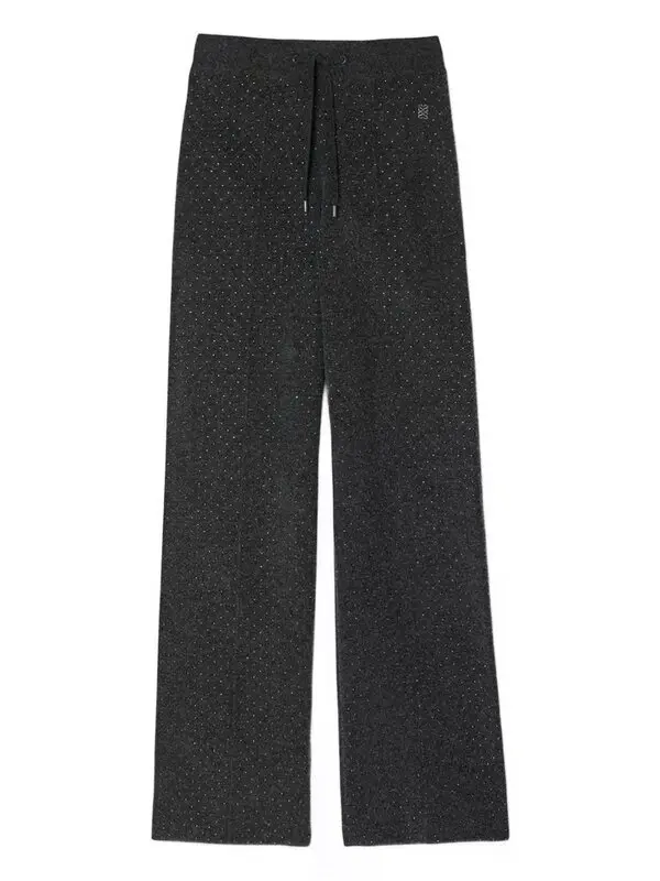 Sandro Rhinestone Embellished Trousers - Grey