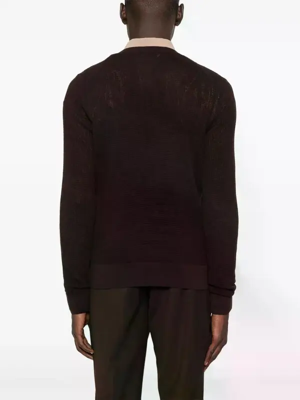 Sandro Rice-stitch Round-neck Sweater
