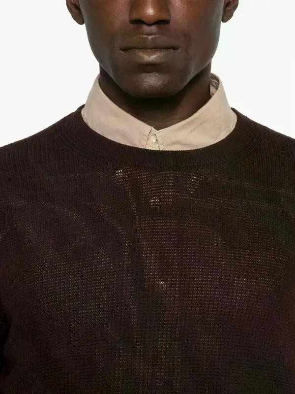 Sandro Rice-stitch Round-neck Sweater