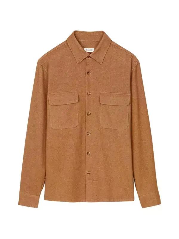 Sandro Flap-pocket Cotton Shirt