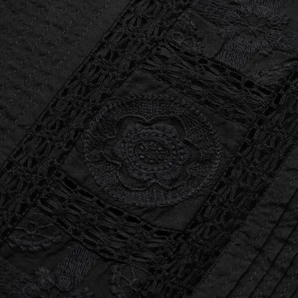 ME+EM Cotton Voile Lace Top