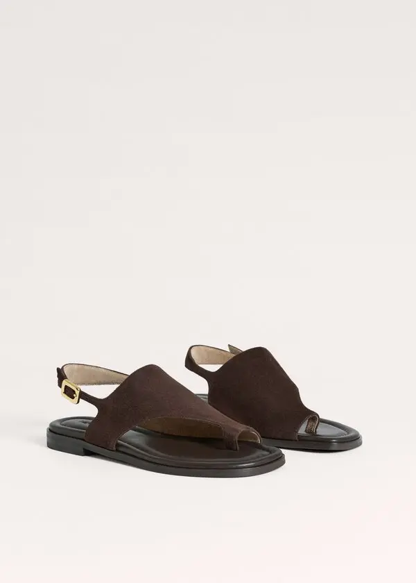 ME+EM Asymmetric Toe Loop Sandal
