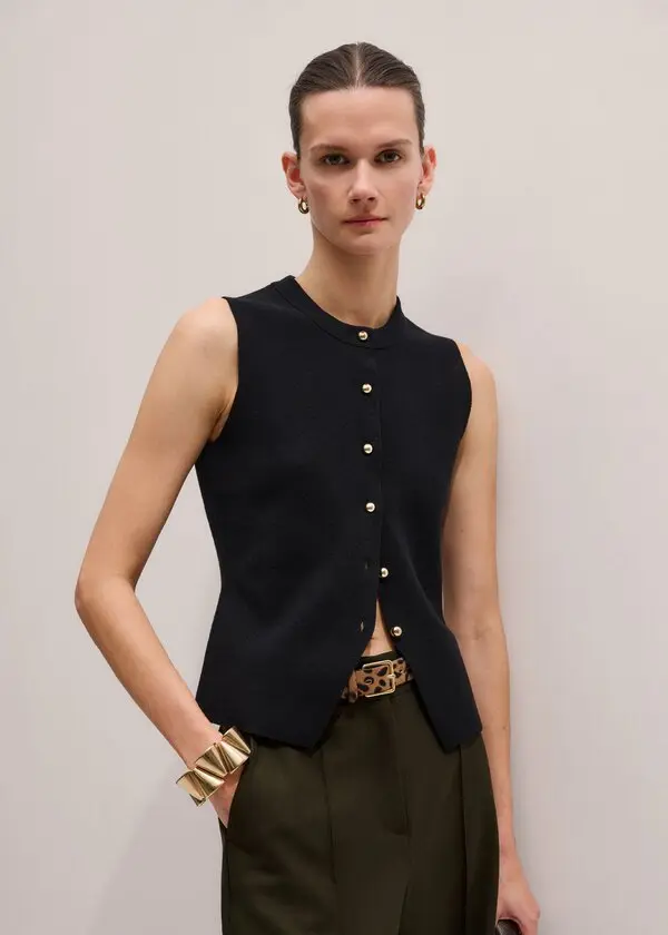 ME+EM Milano Knit Waistcoat