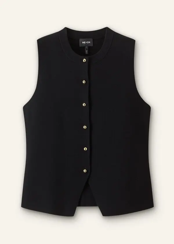 ME+EM Milano Knit Waistcoat