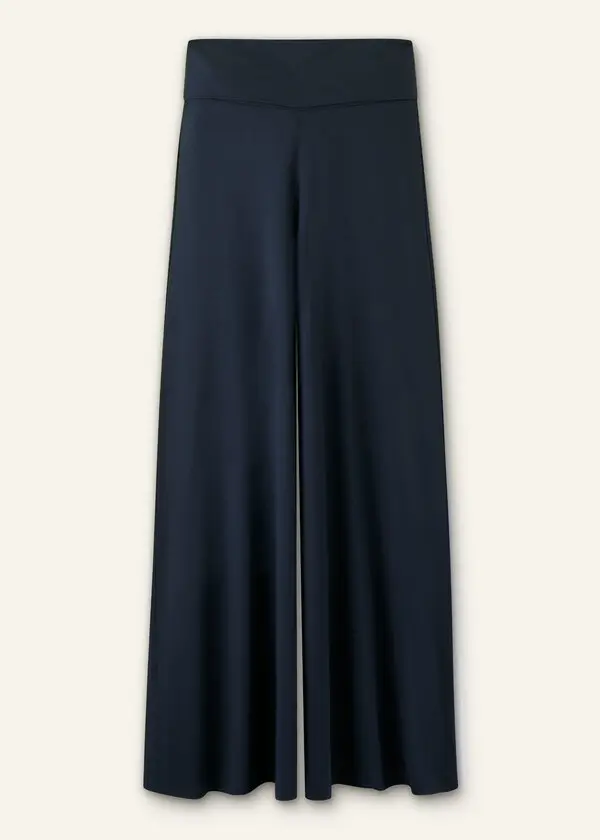 ME+EM Super Wide Leg Palazzo Pant - Navy