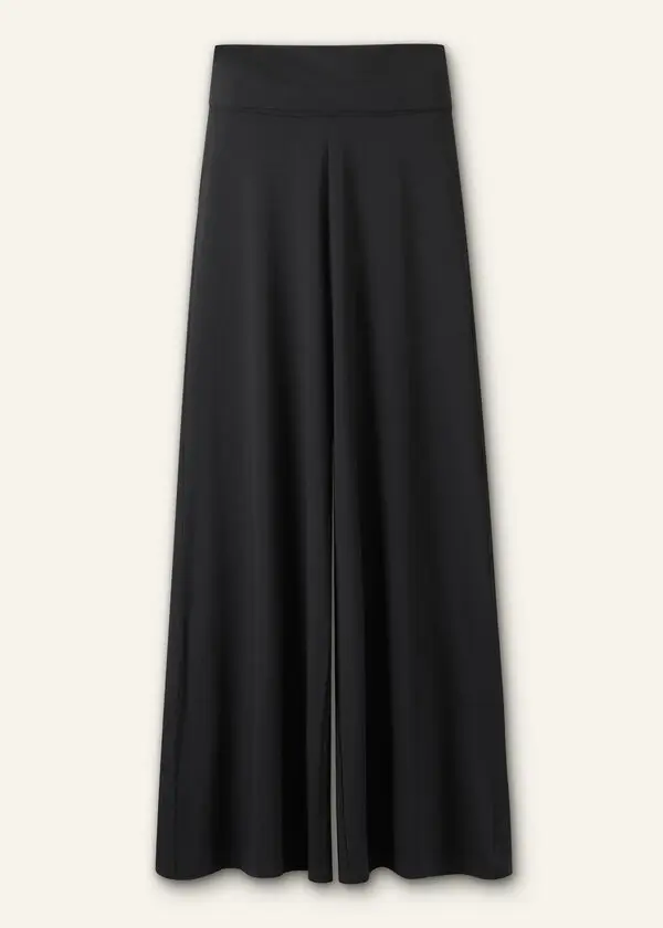 ME+EM Wide Leg Palazzo Pants - Black