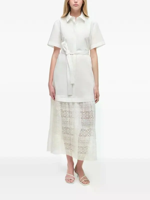 Simkhai Belted Midi Shirt Dress