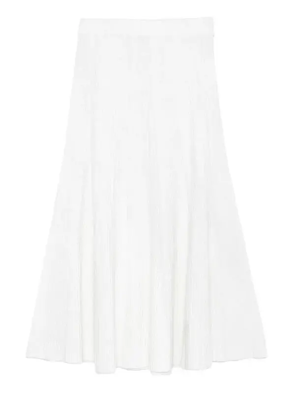 Maje Ribbed A-line Skirt