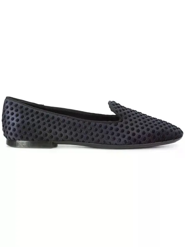 TOD'S Polka Dot Embossed Slippers