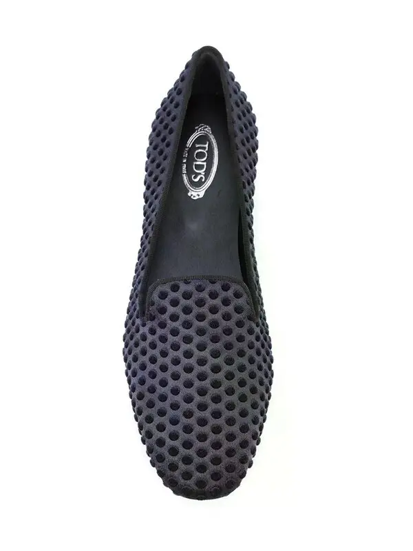 TOD'S Polka Dot Embossed Slippers