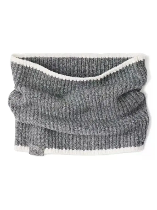 Sandro Ribbed Knit Scarf