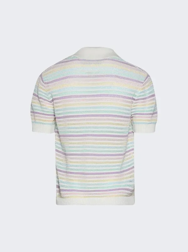 Casablanca Flower Crochet Polo Multi