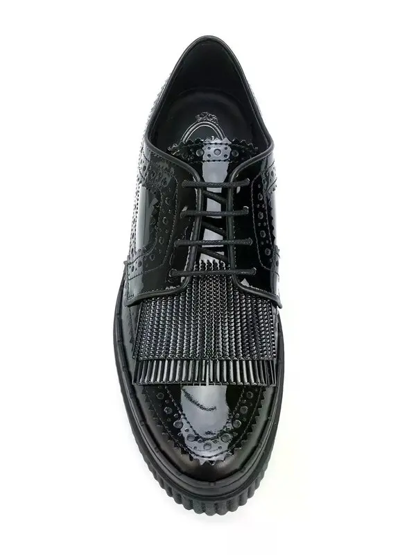 TOD'S Fringed Flatform Brogues