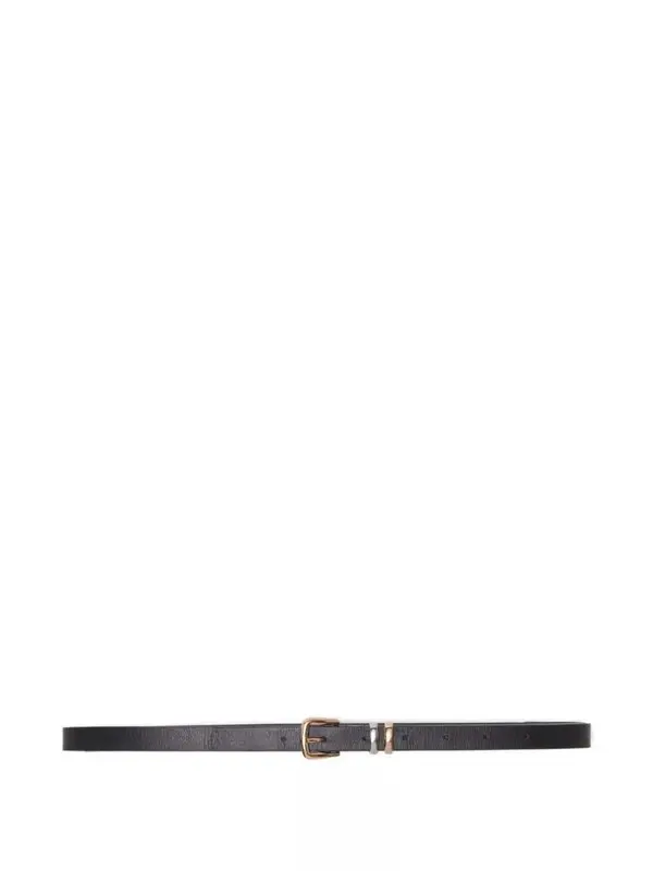 Maje Square-buckle Belt - Black
