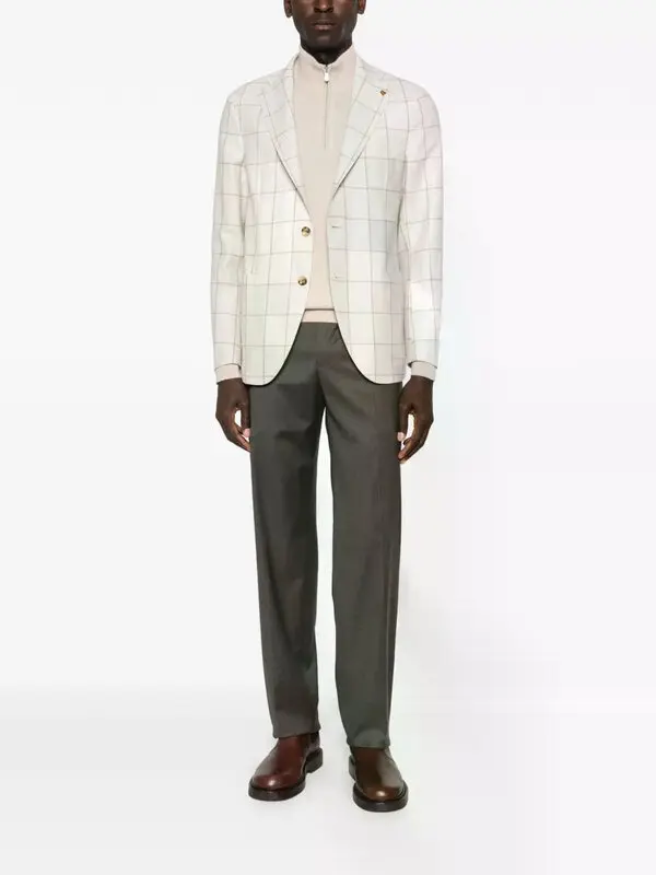 LATORRE Grid-pattern Blazer