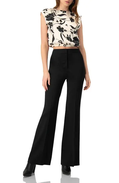 IVONNE Printed Sleeveless Blouse