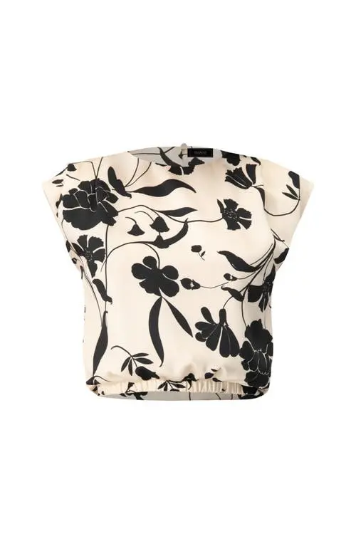 IVONNE Printed Sleeveless Blouse