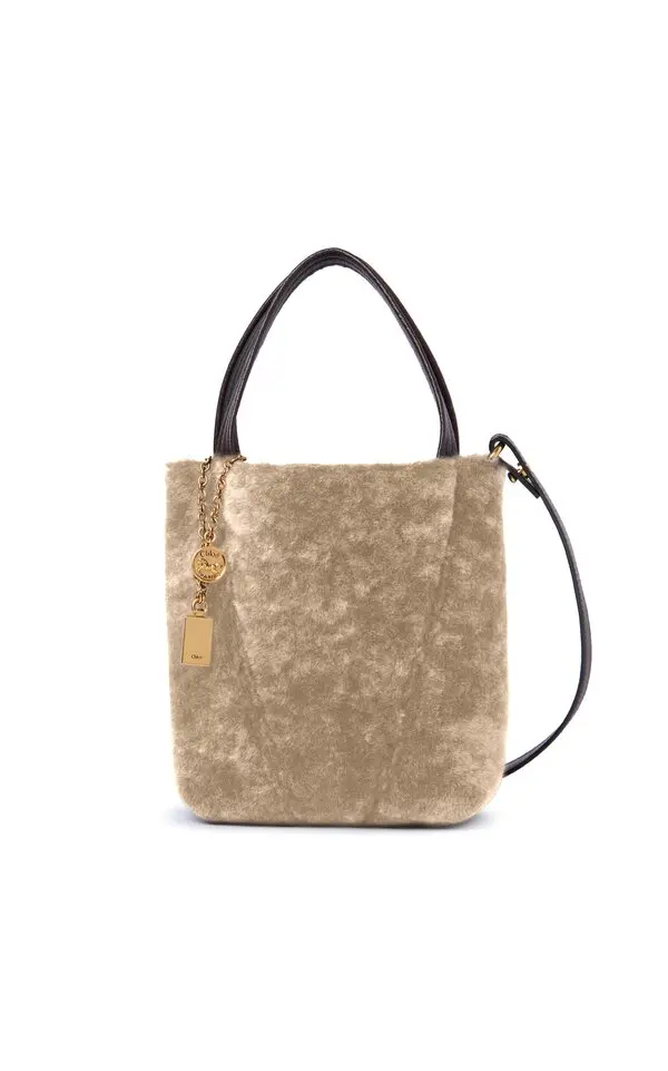 Chloé Spin Shearling Bucket Bag