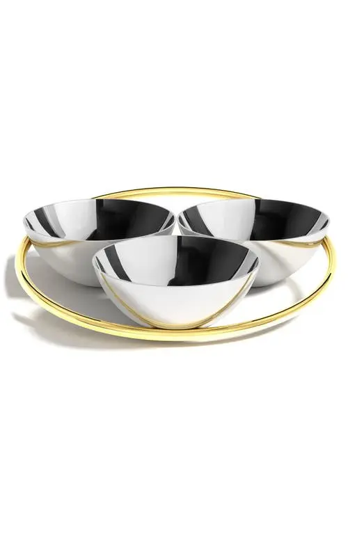 ANNA NEW YORK Ring Trio Bowls - Silver/gold