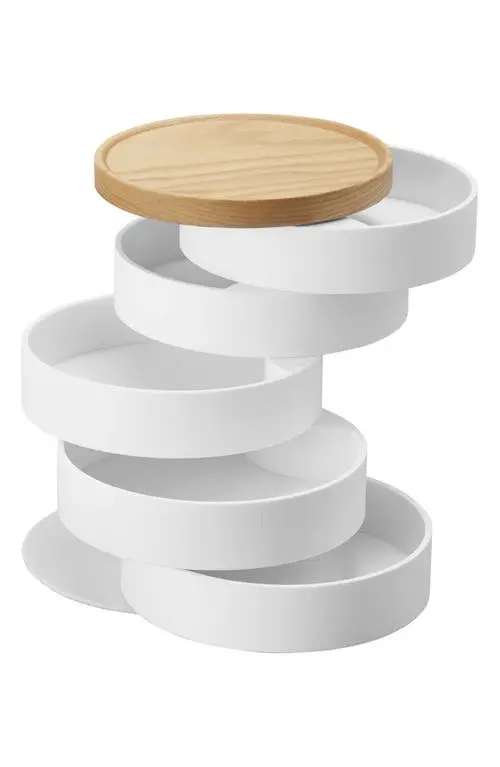 YAMAZAKI Stacked Jewelry Organizer - White