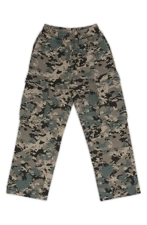 STUDENTS Fleece Cargo Pants - Camo