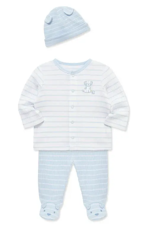 LITTLE ME 3-piece Ribbed Organic Cotton Set