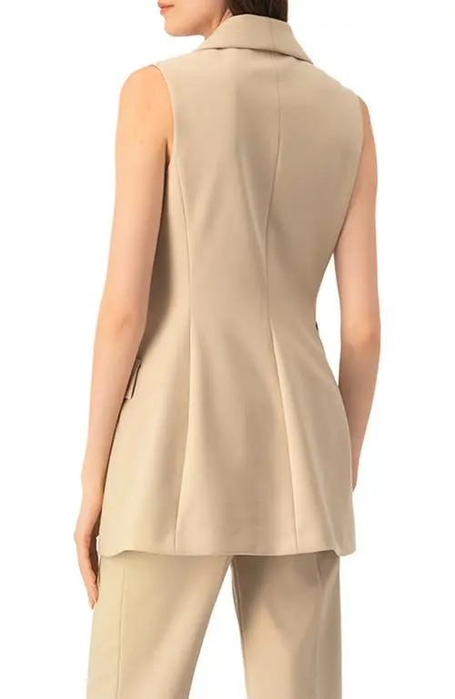 IVONNE Tailored Vest With Lapel Collar