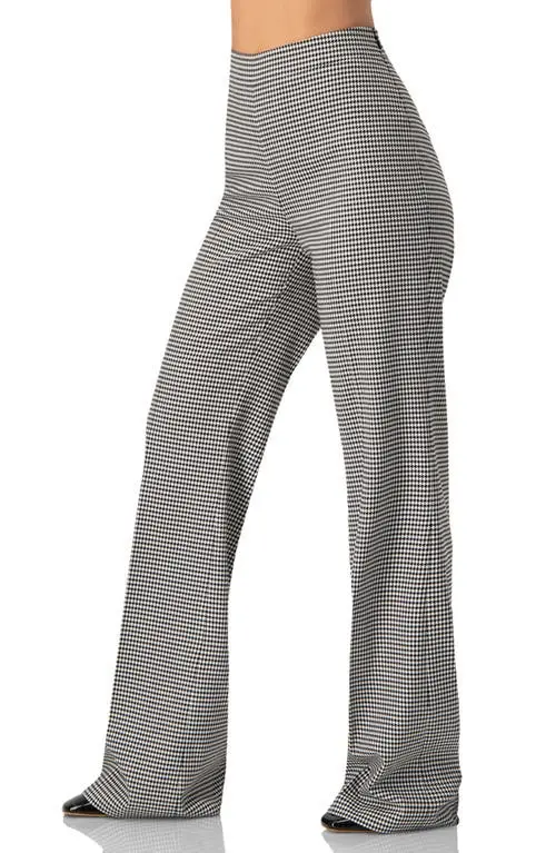 IVONNE Houndstooth Tailored Trousers