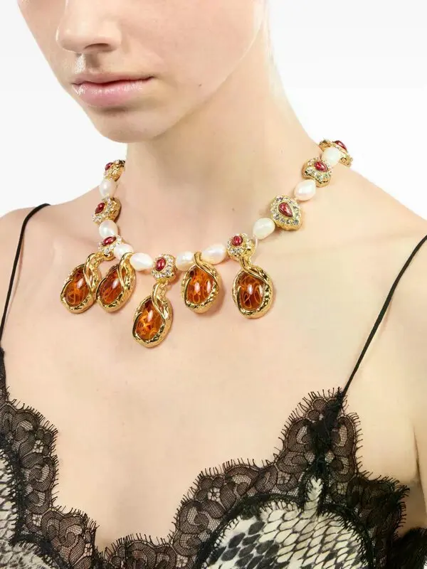 Roberto Cavalli Topaz-effect Necklace
