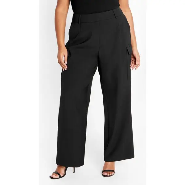 City Chic Karter Wide Leg Cargo Pants
