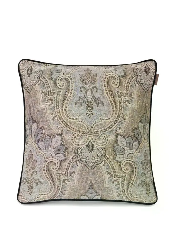 Etro Paisley-jacquard Cushion - Neutrals