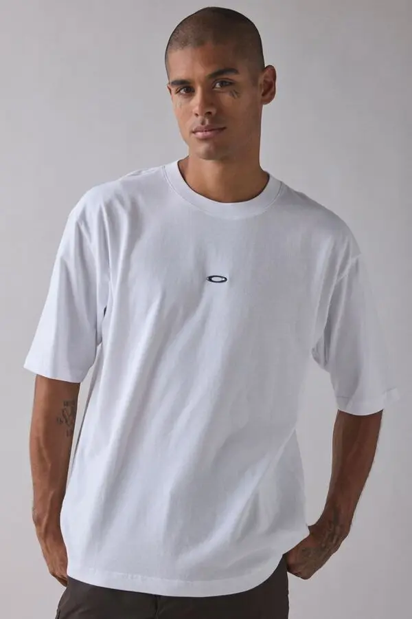 Oakley Metal Rise Logo Tee - White