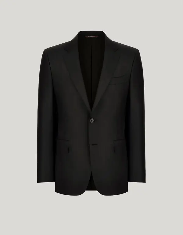 Canali Pure 150's Wool Blazer - Black
